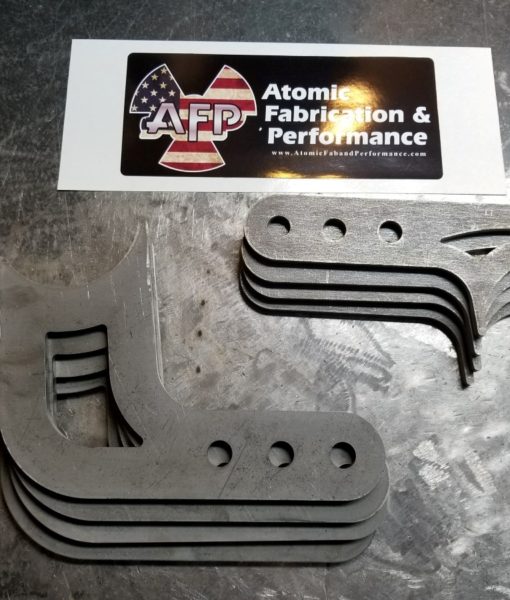 Universal Rear Shock Relocation Brackets - Atomic F&P