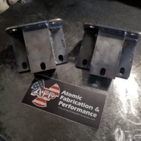 99-18 GM Truck Rear Shock Relocation Kit - Atomic Fabrication