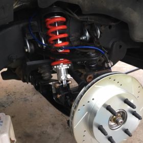 99-18 GM Truck Rear Shock Relocation Kit - Atomic Fabrication