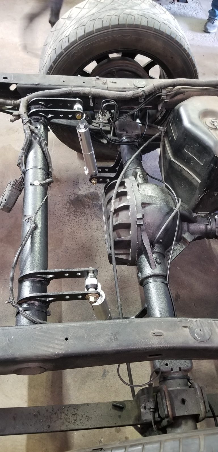 99-18 GM Truck Rear Shock Relocation Kit - Atomic Fabrication