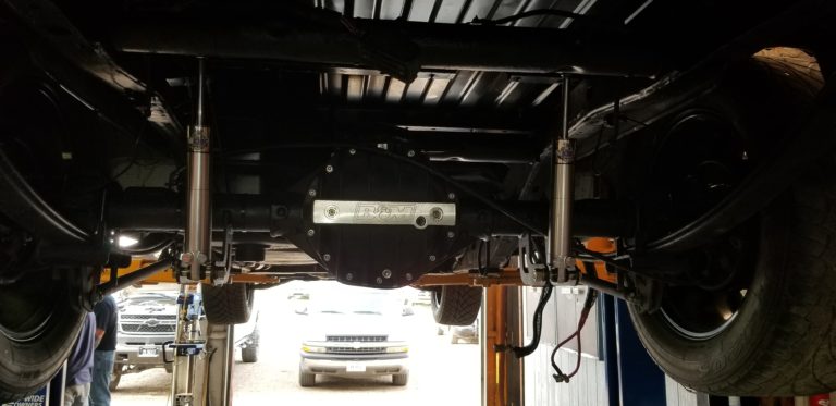 99-18 GM Truck Rear Shock Relocation Kit - Atomic Fabrication