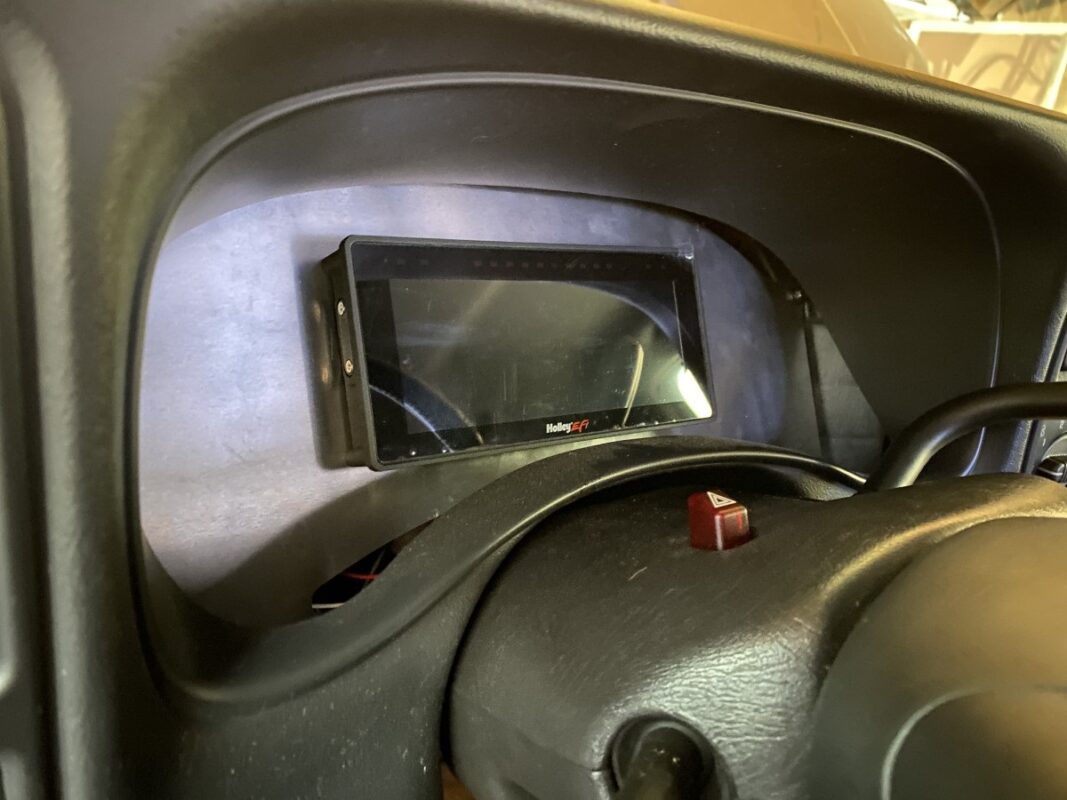 99-06 Aluminum Cluster Bezel Holley 6.86" EFI Pro Dash - Atomic Fabrication