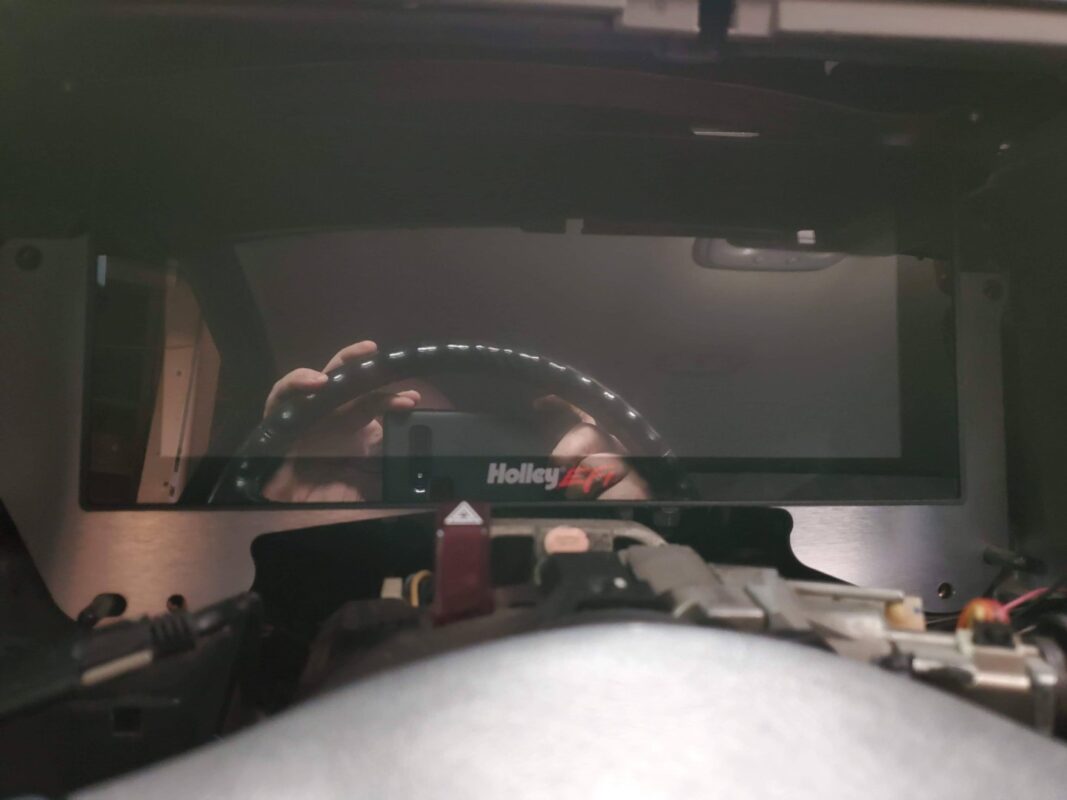 99-06 Aluminum Cluster Bezel Holley EFI 12.3" Pro Dash - Atomic Fabrication