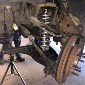 99-18 GM Truck Rear Shock Relocation Kit - Atomic Fabrication