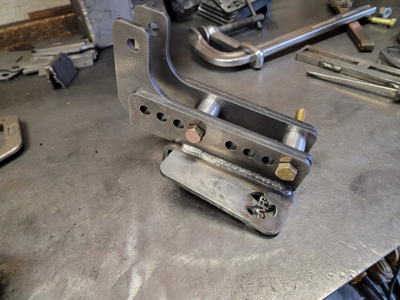 99-06 Weld-On Upper Shock Brackets - Atomic Fabrication