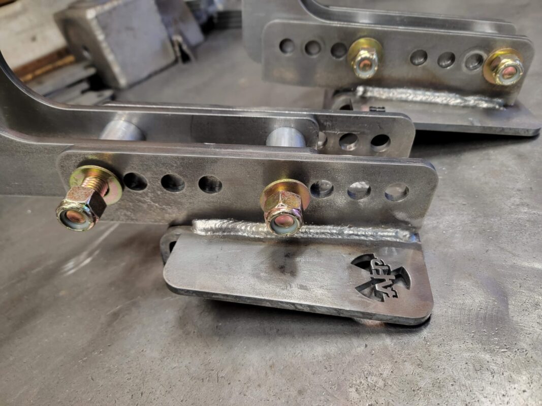 99-06 Weld-On Upper Shock Brackets - Atomic Fabrication