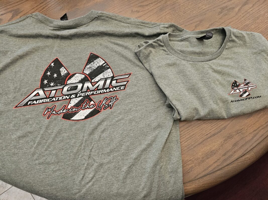 AFP Olive Green Heather T-Shirt - Atomic Fabrication