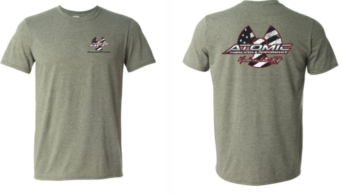 AFP Olive Green Heather T-Shirt - Atomic Fabrication