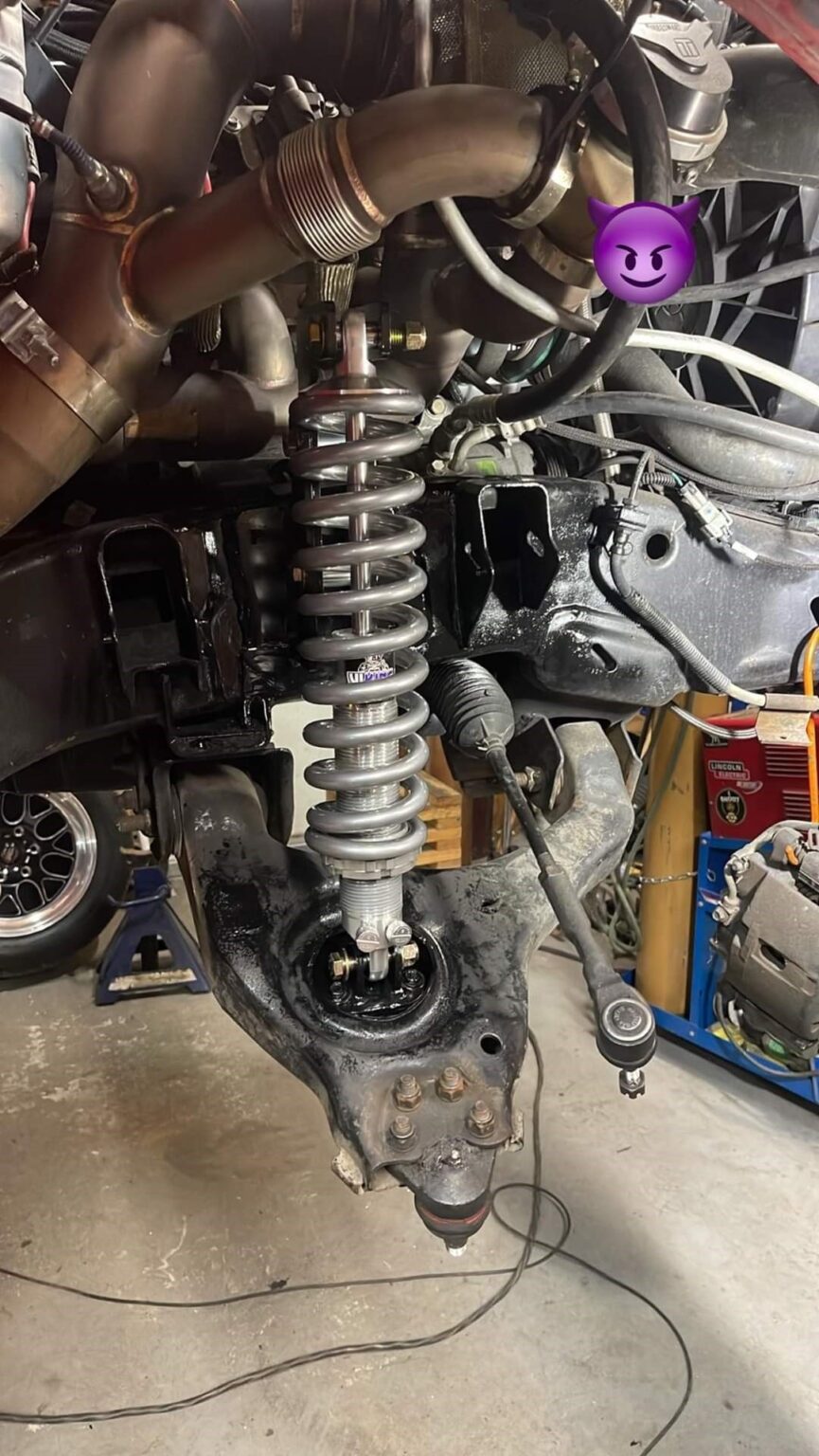 GMT800 99-06 2WD Coilover Brackets - Atomic Fabrication