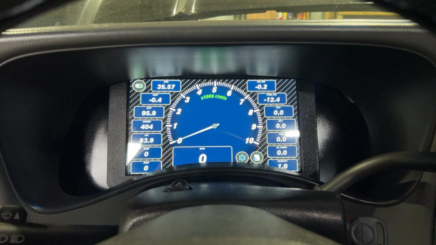 99-06 Aluminum Cluster Bezel for Tinker Electronics Digital Dash - Atomic Fabrication